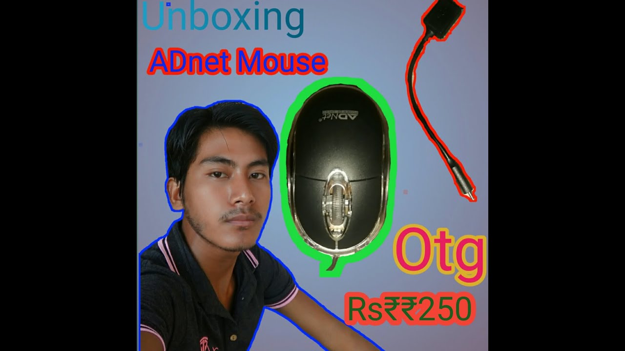 ((Only ₹250 🔊🔊🔊📯 ADnet Mouse Unboxing and Review &I Tel a41 plus mobile ...