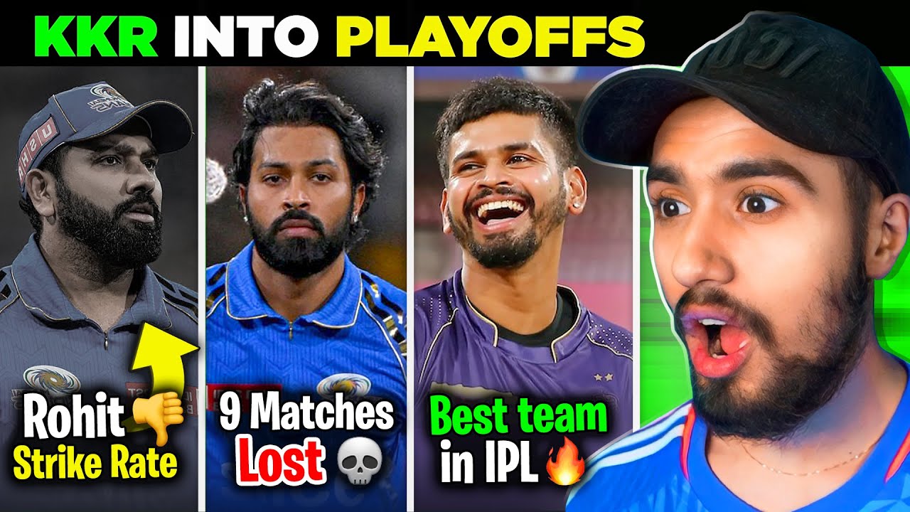 Aise T20 WC NAHI jeetenge.. Rohit & Hardik POOR form 😭 | KKR qualified ️ | MI vs KKR - YouTube