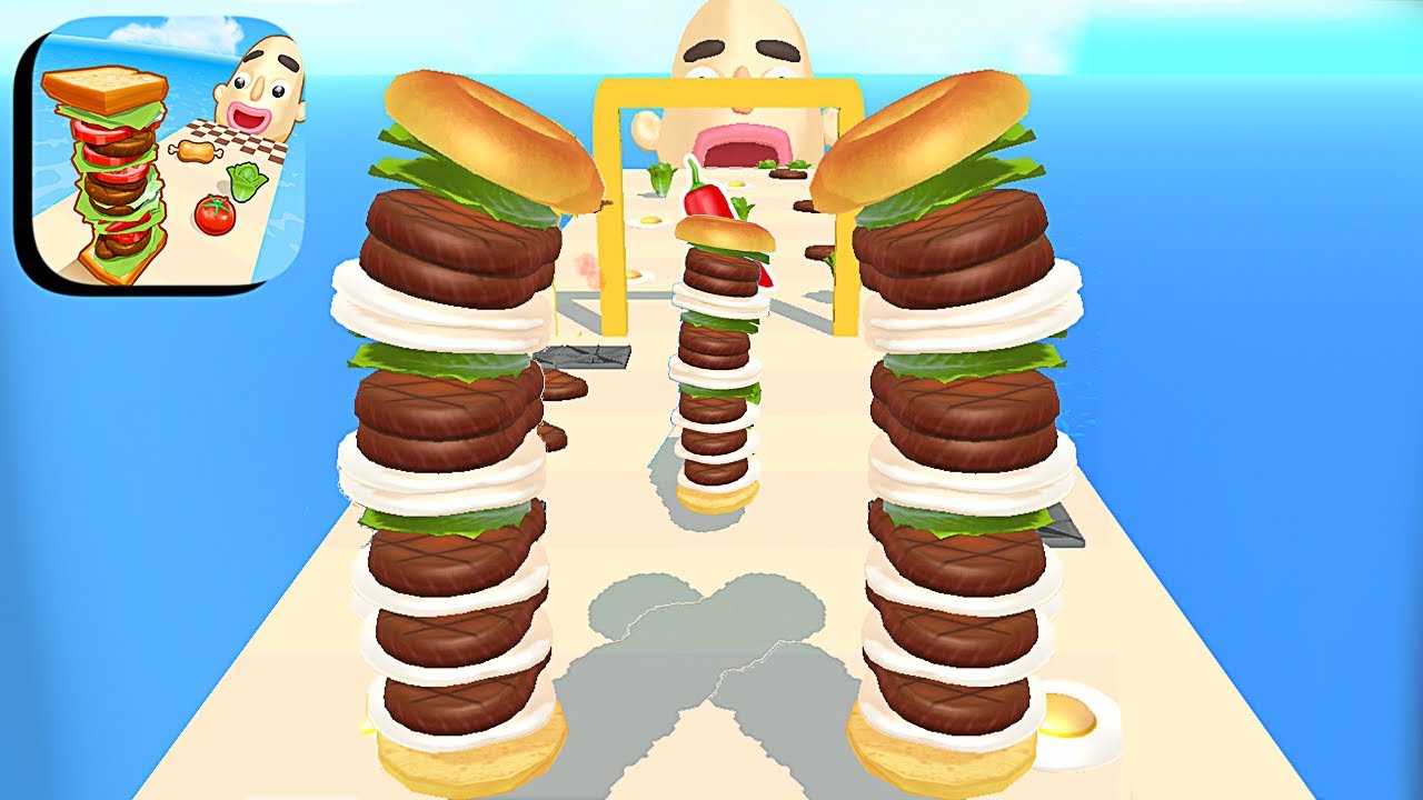 Sandwich Runner - All Levels Gameplay Android,ios (Levels 598-601 ...