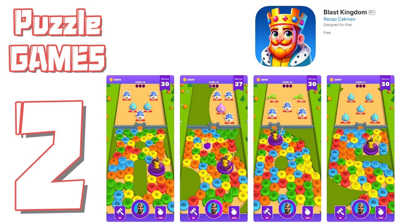NEW Puzzle Game Ideas Level 2 Blast Kingdom YouTube NEW Puzzle Game Ideas Level 2 Blast Kingdom YouTube
