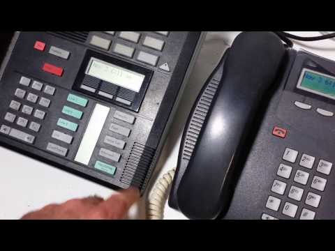 Change time on Nortel phone