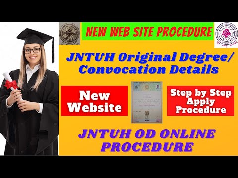 JNTUH OD apply process||How to apply for jntuh OD online||JNTU ...