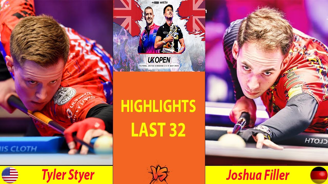 HIGHLIGHTS LAST 32 | Tyler Styer vs Joshua Filler | 2025 UK OPEN POOL ...