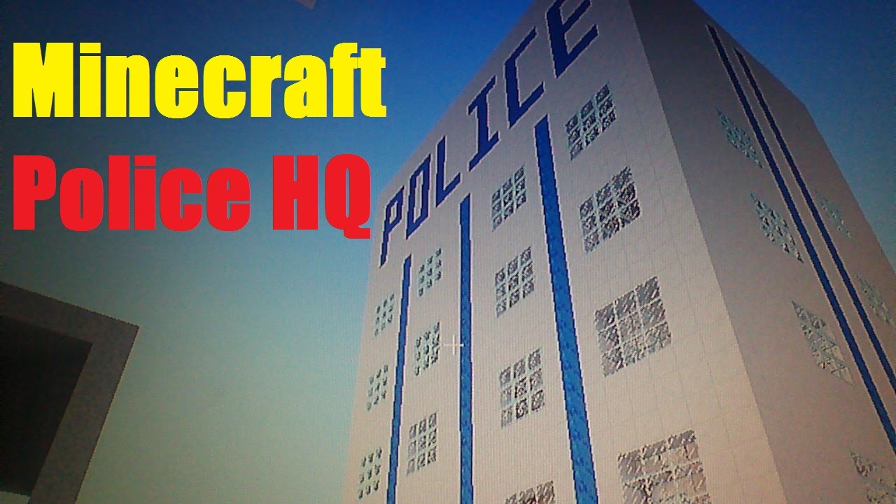 Minecraft - Police HQ Skyscraper - Showcase - YouTube