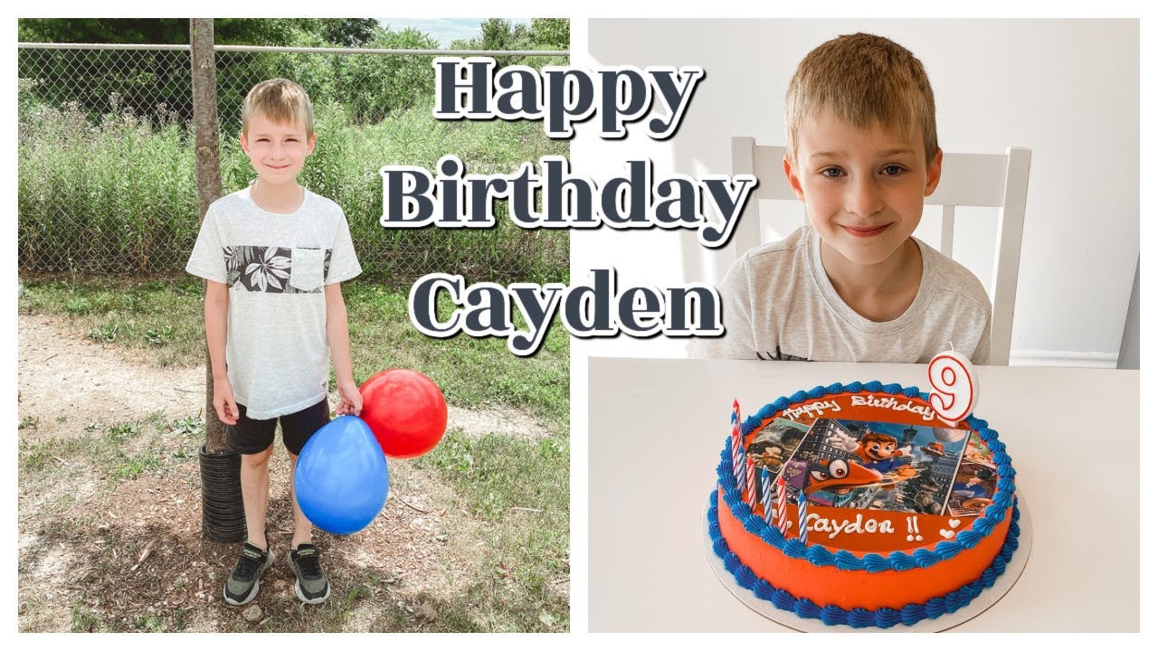 Birthday Surprise! What's In The Box?! | Cayden's 9th Birthday! - YouTube