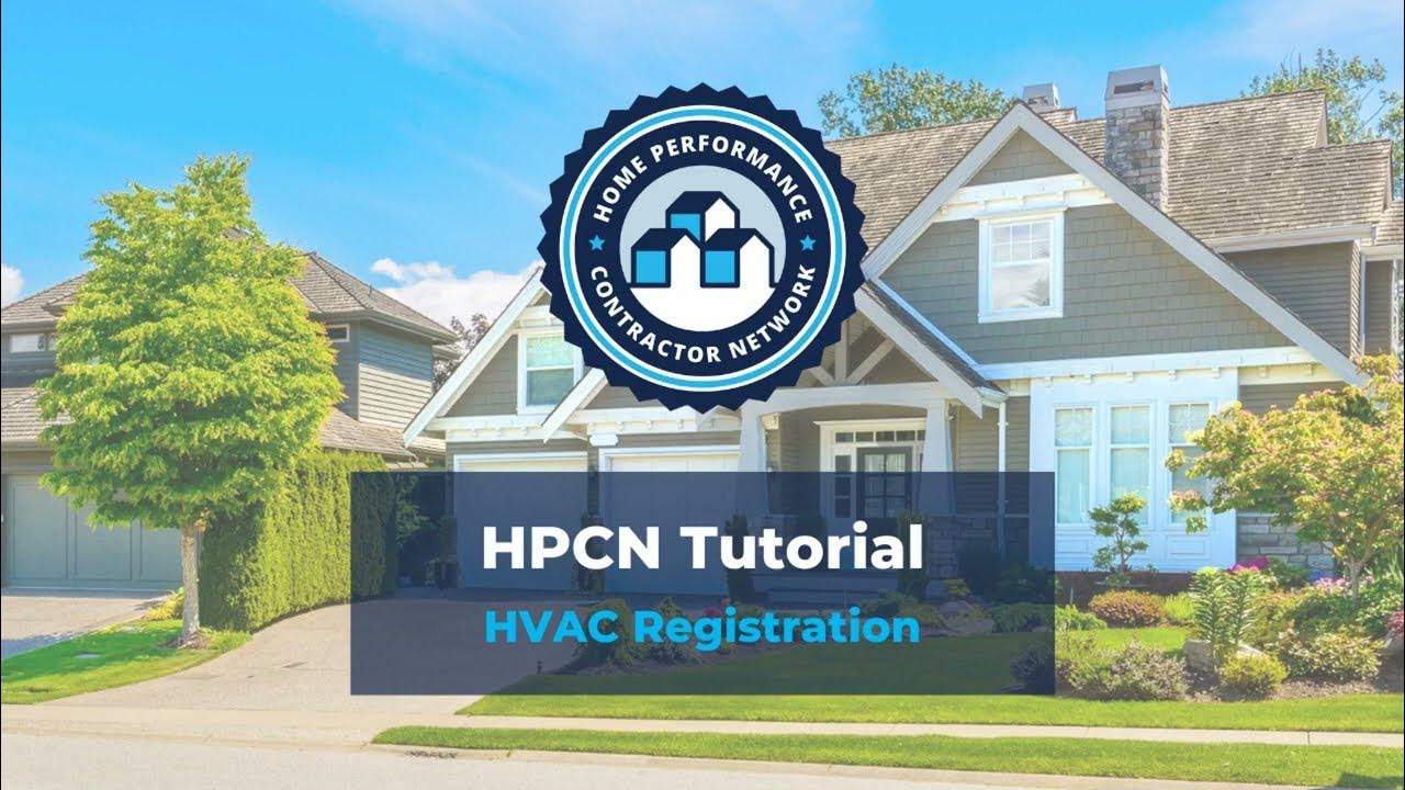Home Performance Contractor Network (HPCN) Tutorial - HVAC - YouTube