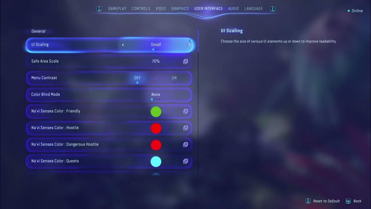 How to Change UI Text Size in Avatar Frontiers of Pandora? - YouTube