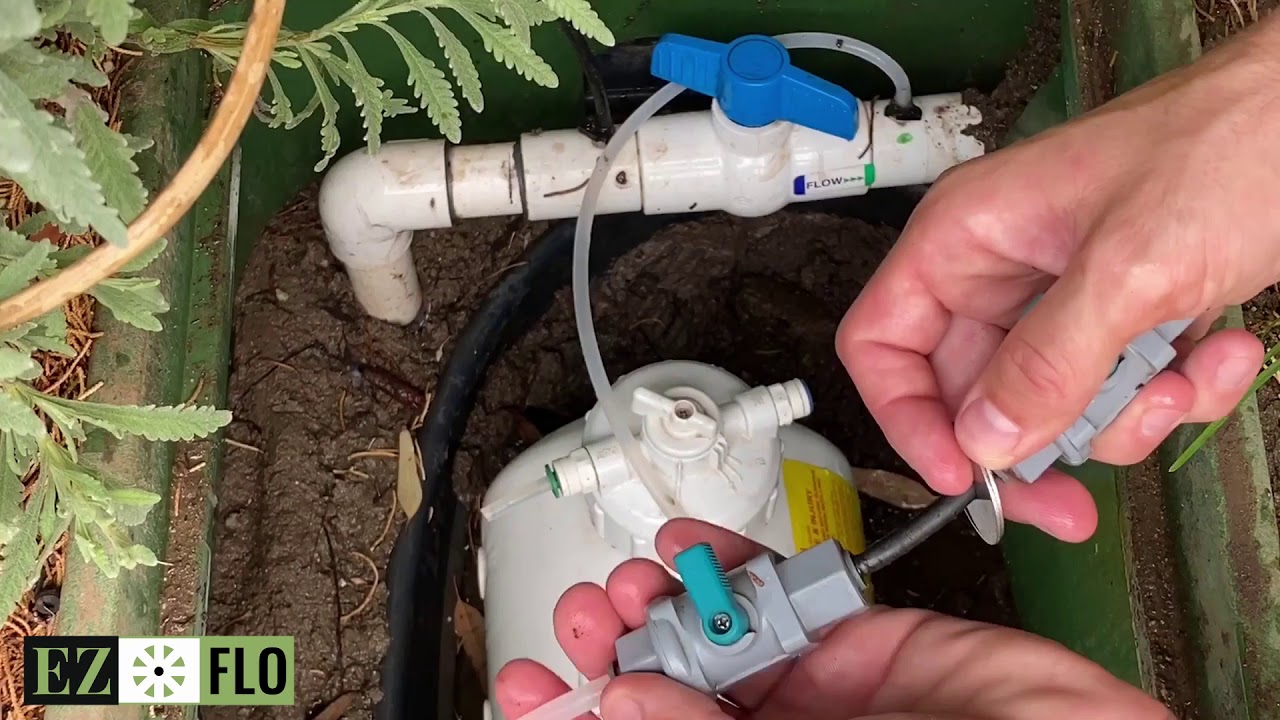 Winterising your EZ-FLO Fertigation Injection System - YouTube