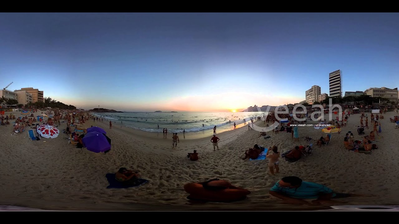 360 Video - Brazil - Rio Beach - YouTube