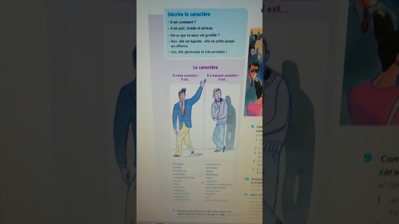 Décrire l'aspect physique et le caractère - YouTube