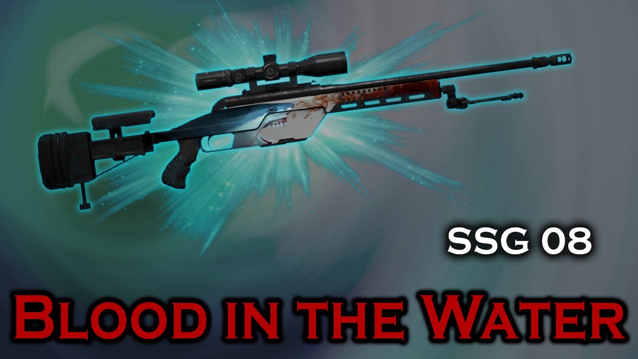 Blood in the Water SSG 08 StatTrak stickers skin preview FN/MW/FT/WW/BS ...