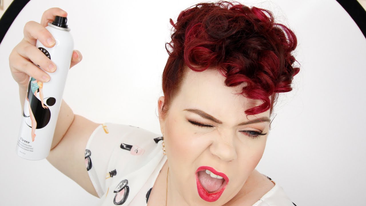 Retro Updo Hair Tutorial | THE POODLE - YouTube