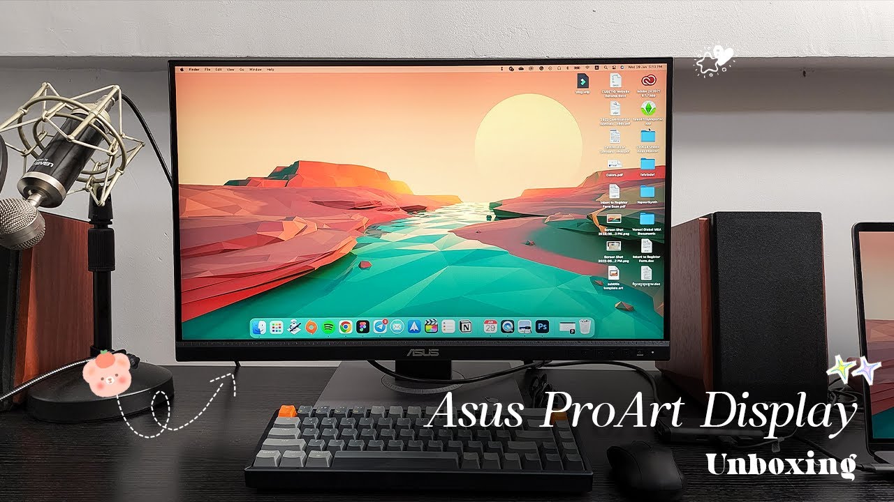 Asus ProArt Monitor | Unboxing | Aesthetic - YouTube