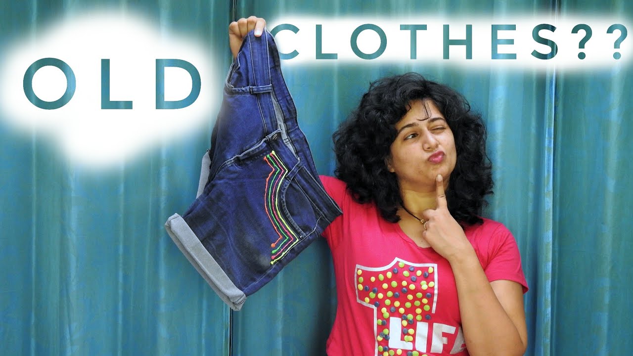 Tips and TRICKS to up-cycle | OLD clothes | Transforming clothes - YouTube