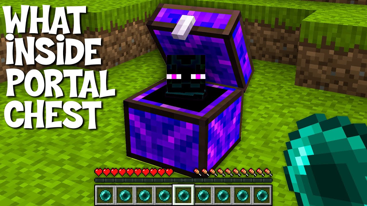 What INSIDE PORTAL CHEST You will be SURPRISED In Minecraft ! - YouTube