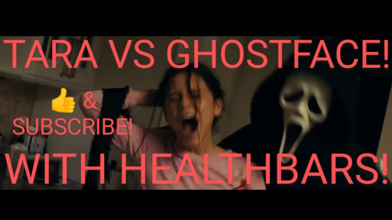 Tara VS GhostFace! (Fight Scene With HealthBars!) - Scream 5 (2022 ...