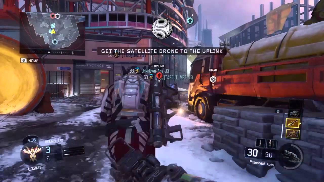Call Of Duty: Black Ops 3 Rise DLC Map Uplink Comback Victory Razorback ...