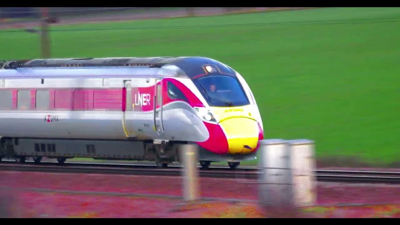 LNER Azuma 801227 passing Colton Junction - YouTube