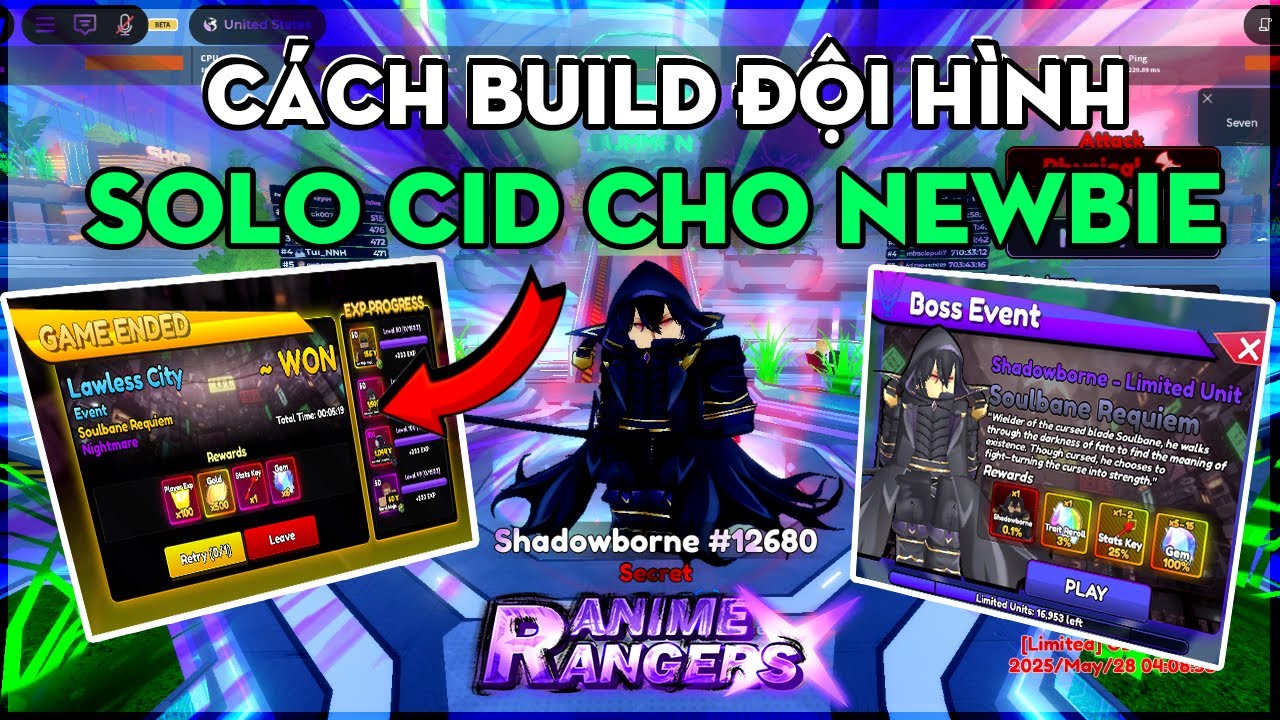 Cách Solo Event Cid và Build đội hình Mạnh cho Newbie trong Anime ...