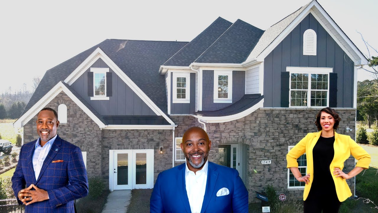 #Charlotte Unfinished Home Tour For Buyer || #MI Homes Farrington ...