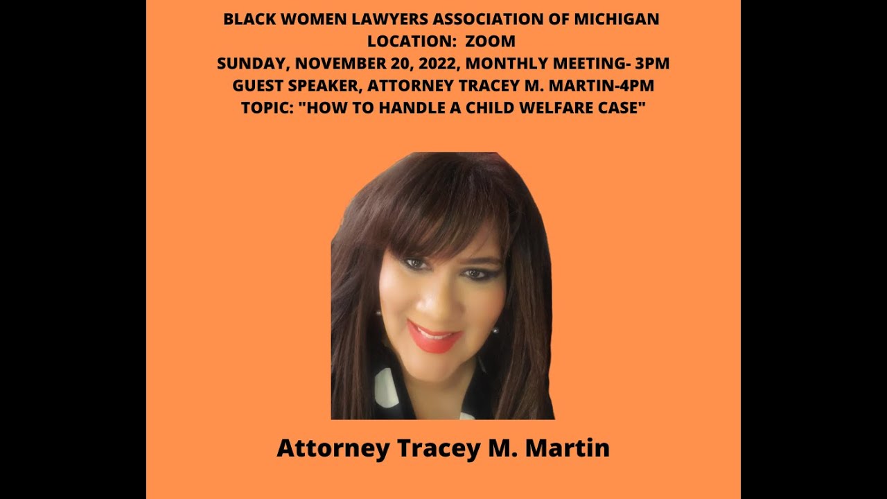 "How to Handle a Child Welfare Case" with Attorney Tracey M. Martin on ...