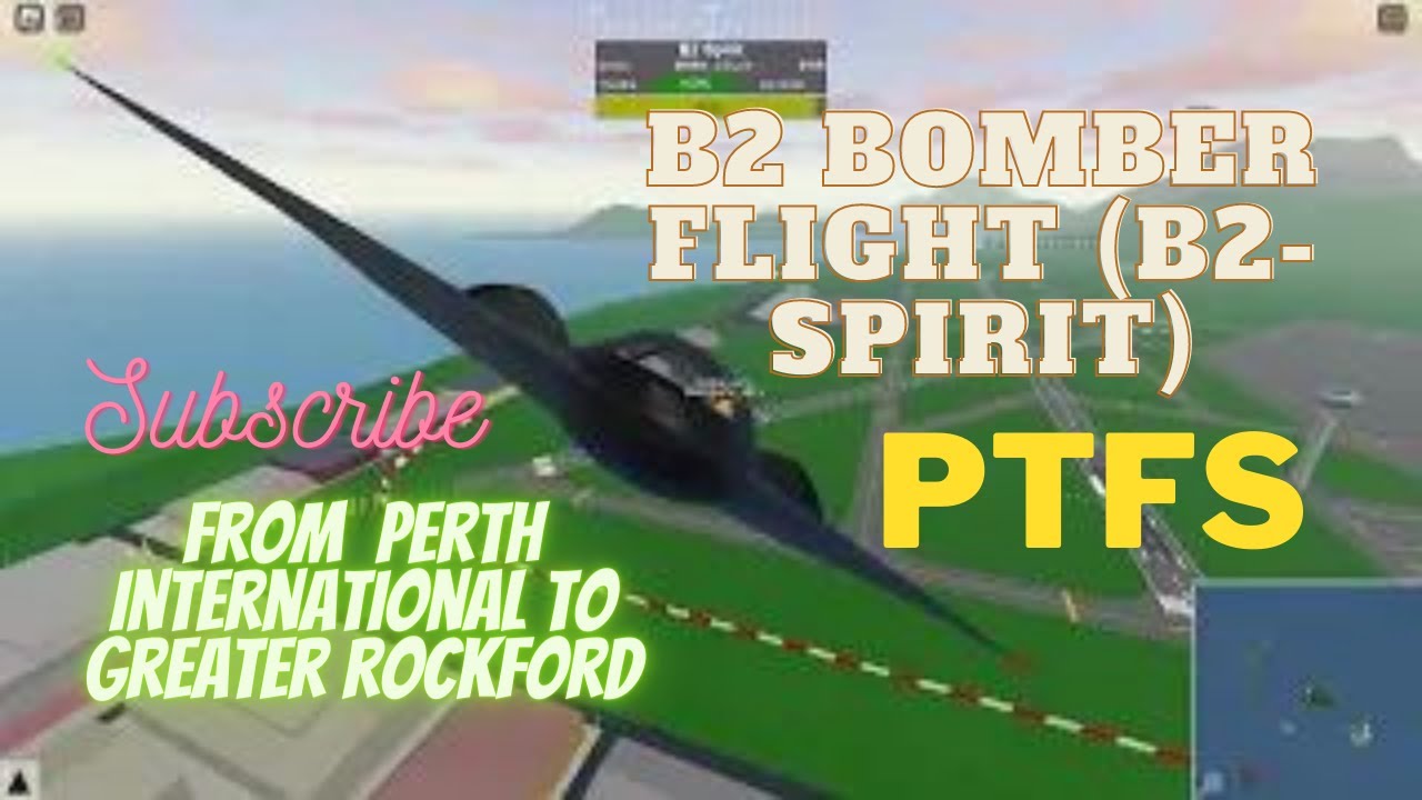 B2 BOMBER FLIGHT FROM PERTH INTERNATIONAL TO GREATER ROCKFORD! Weird ...