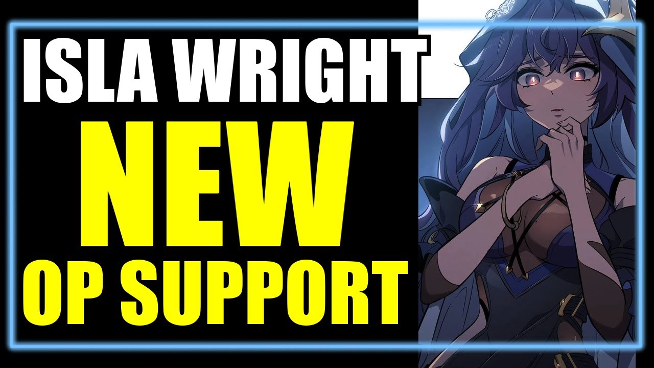 Isla Wright NEW HUNTER is an OP support Solo Leveling Arise top tier ...