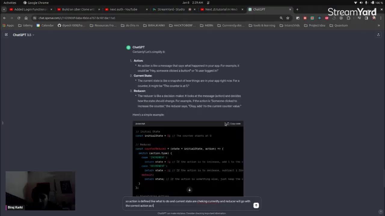 Jan 7 Redux Toolkit With Nextjs And Also Learning Nextjs Again From Basic Lets Code It Youtube
