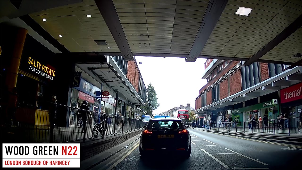A Drive Through London Wood Green N22 - YouTube