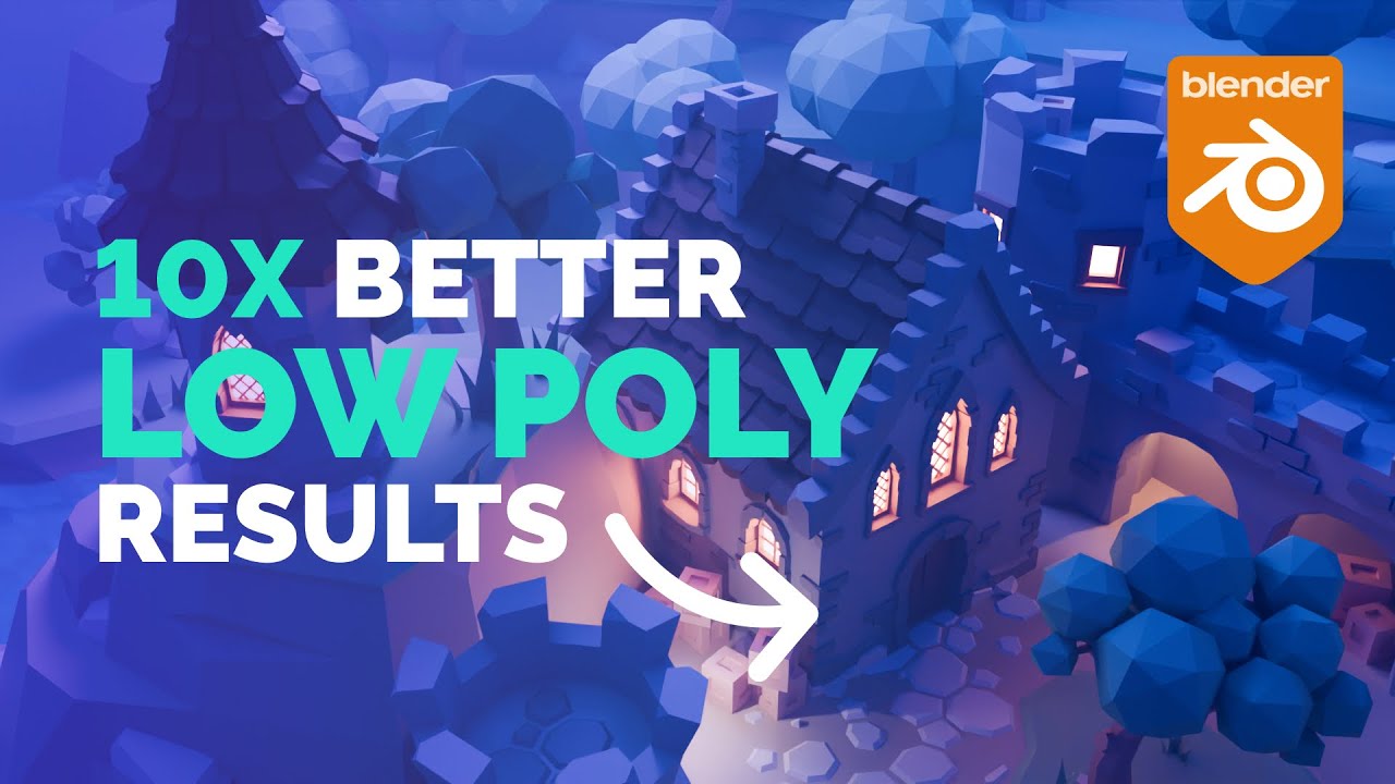 Better Blender Low Poly with a Simple Trick - YouTube