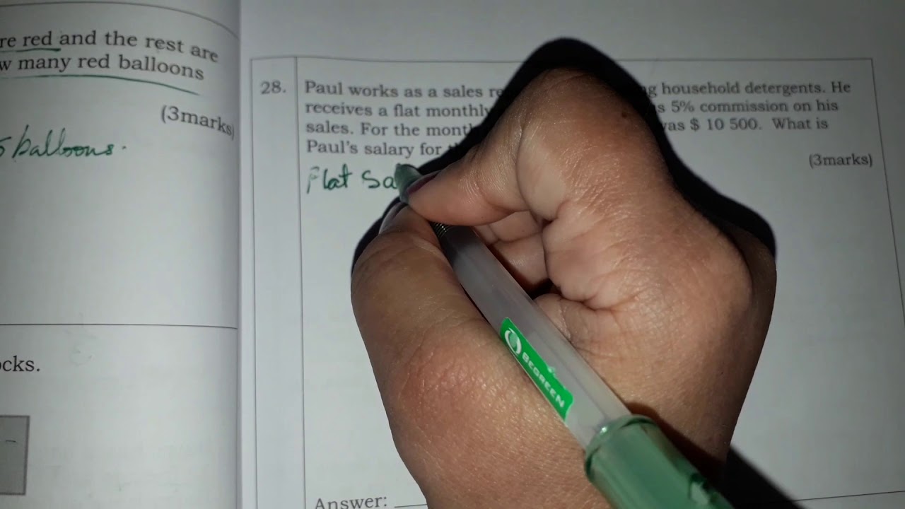 Day 38 Mathematics SEA section 2 questions 24 - 29 - YouTube
