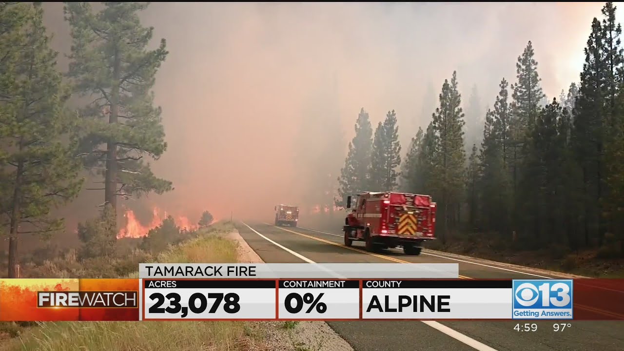 More Evacuations Ordered In Tamarack Fire - YouTube