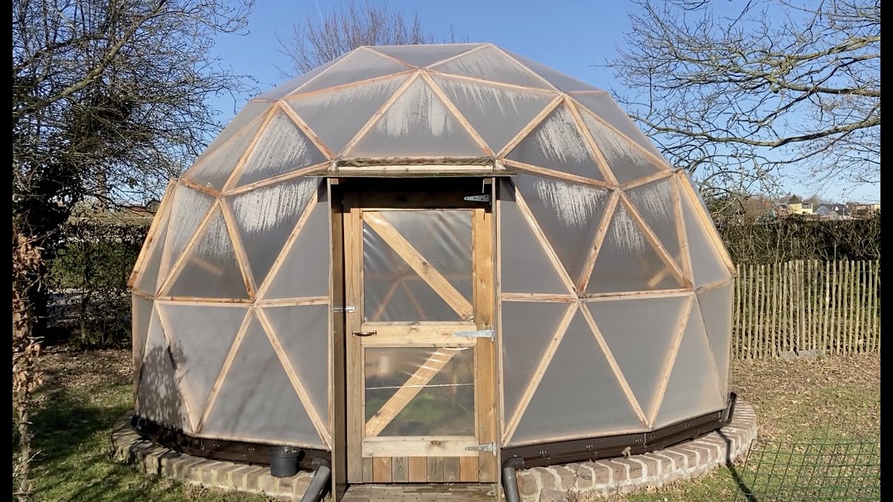 10 month update on the geodesic dome - YouTube