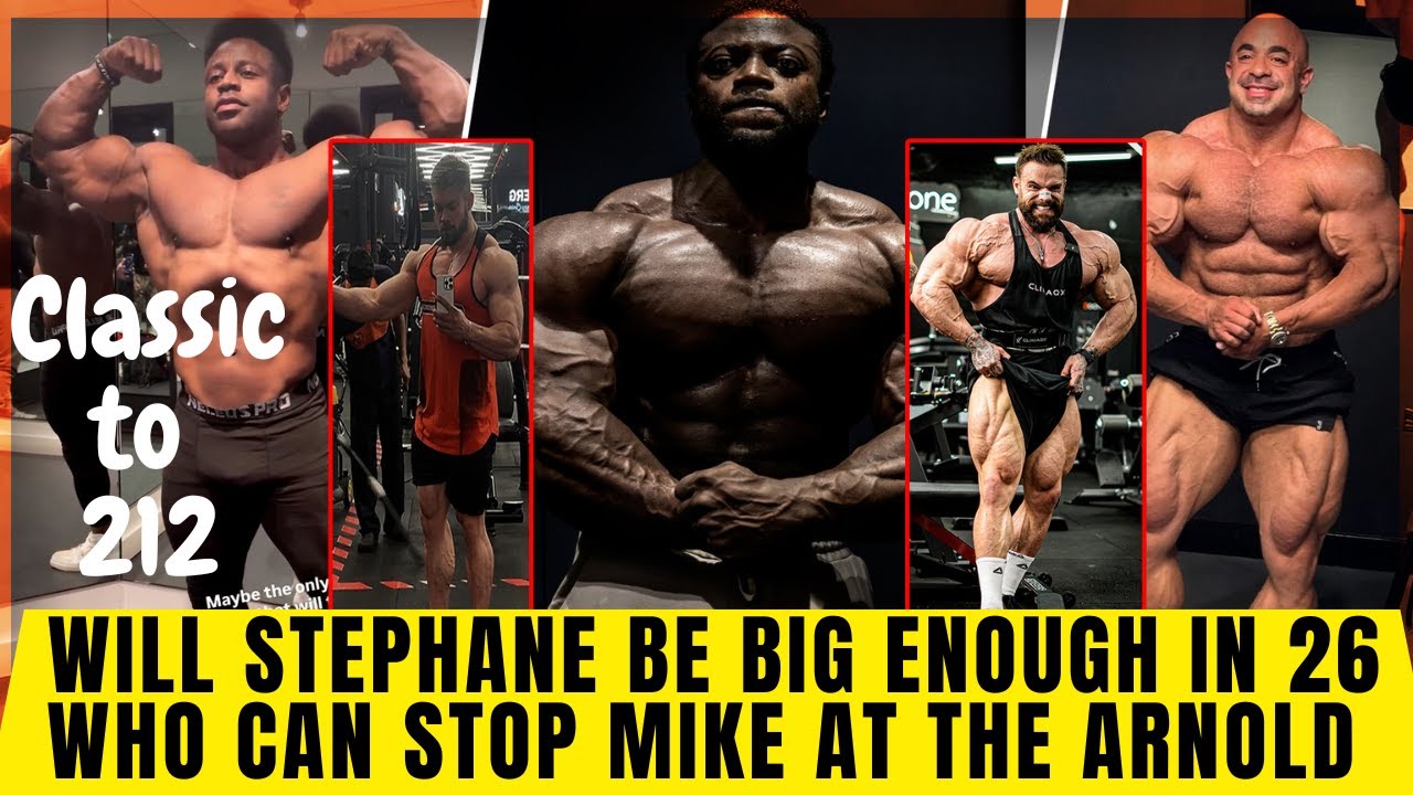 Stephane looks Massive + Breon might be 15 lbs heavier + Can Matheus or ...