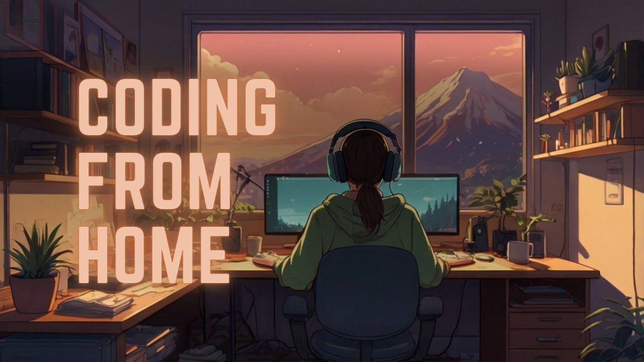 Coding From Home / Work Lofi Deep Focus Study Work Concentration - YouTube