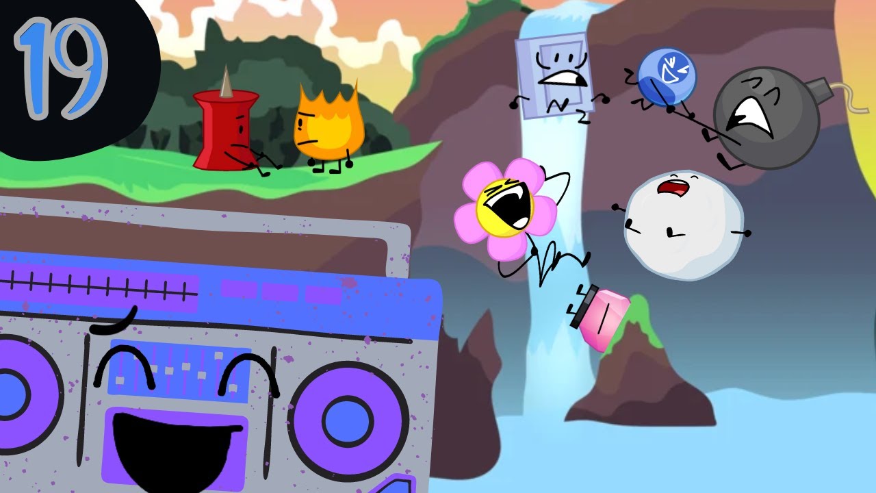 Cliff Jumping | BFDI: Beach Brawl S1E19 - YouTube