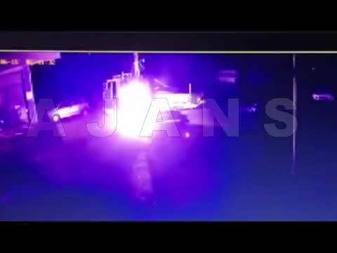 Elektrik akımına kapılmıştı… O anlar kameralara yansıdı…