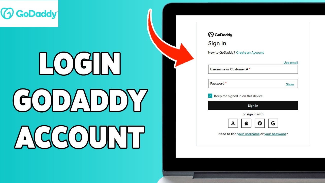 How To Login GoDaddy Account 2024 | GoDaddy Account Sign In/Access ...