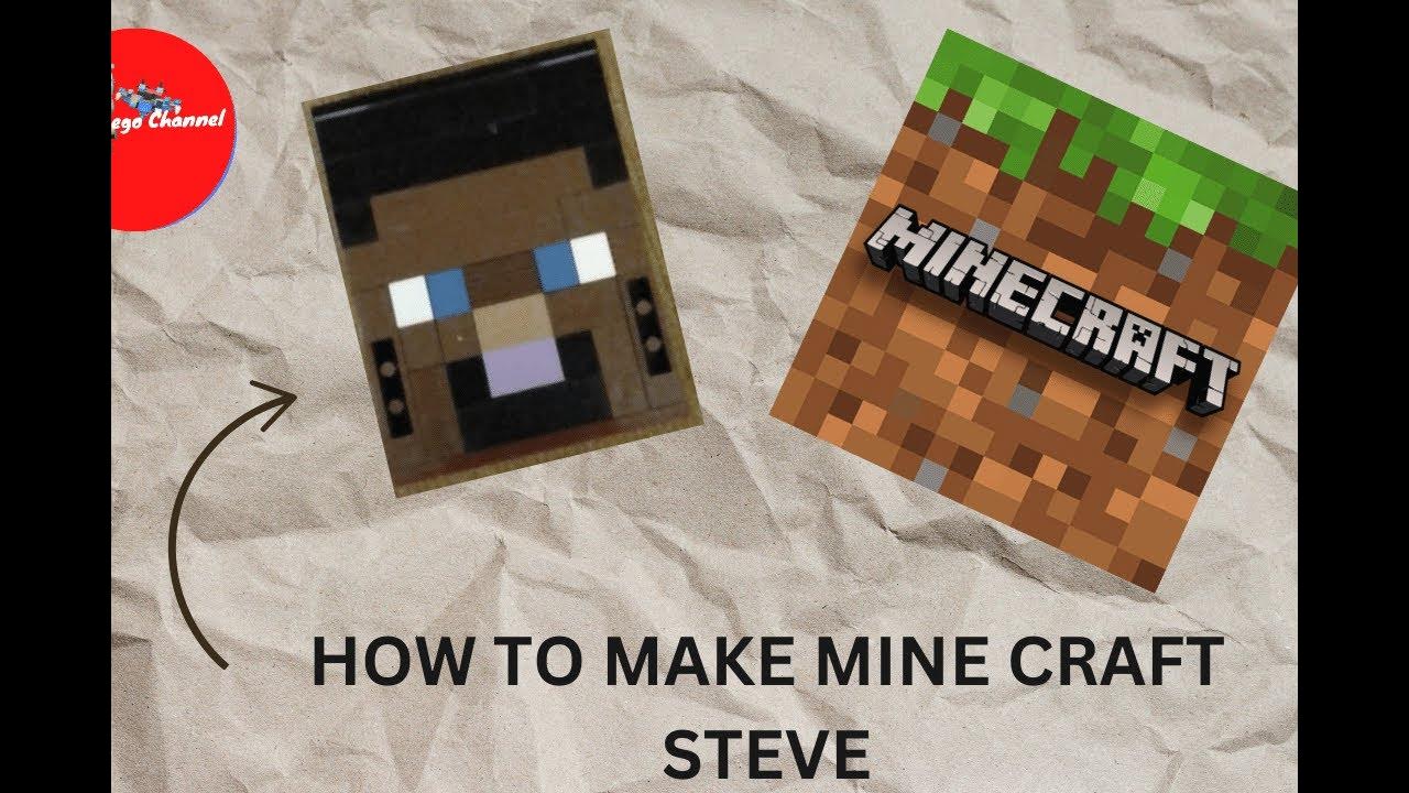 how to make minecraft steve - YouTube