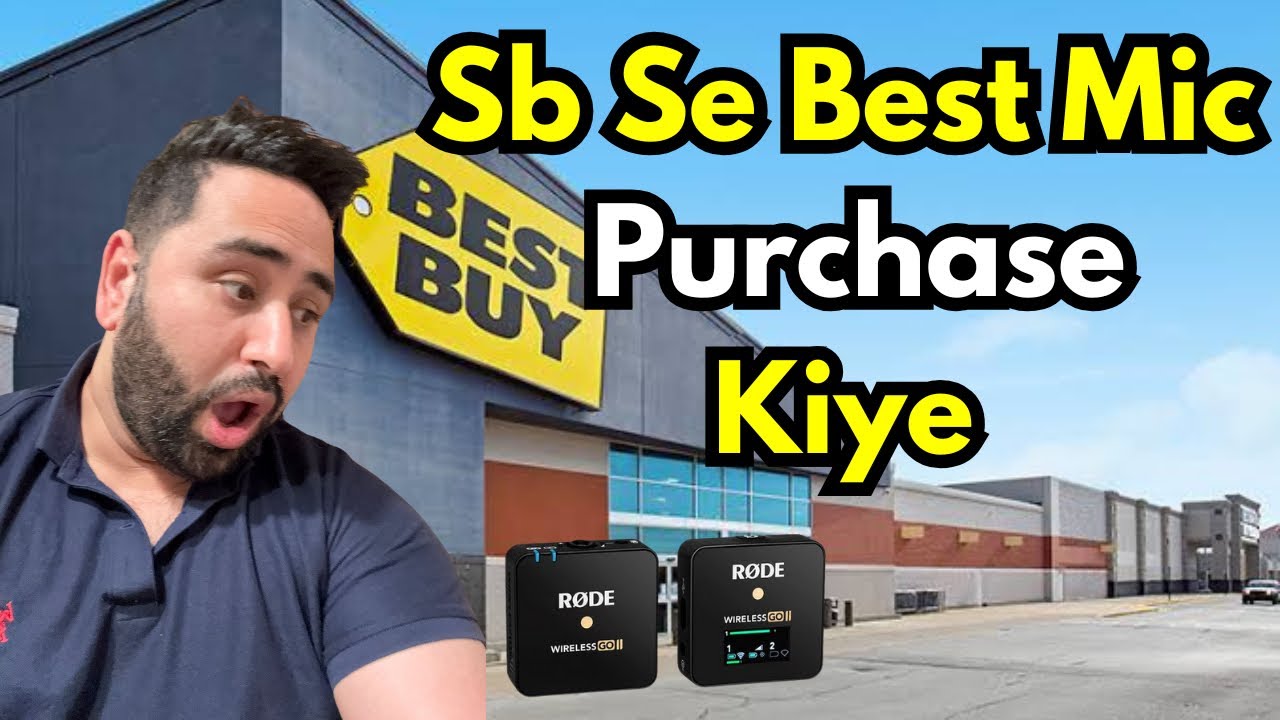 Purchased Best wireless Mic from the biggest Electronics store in USA ...