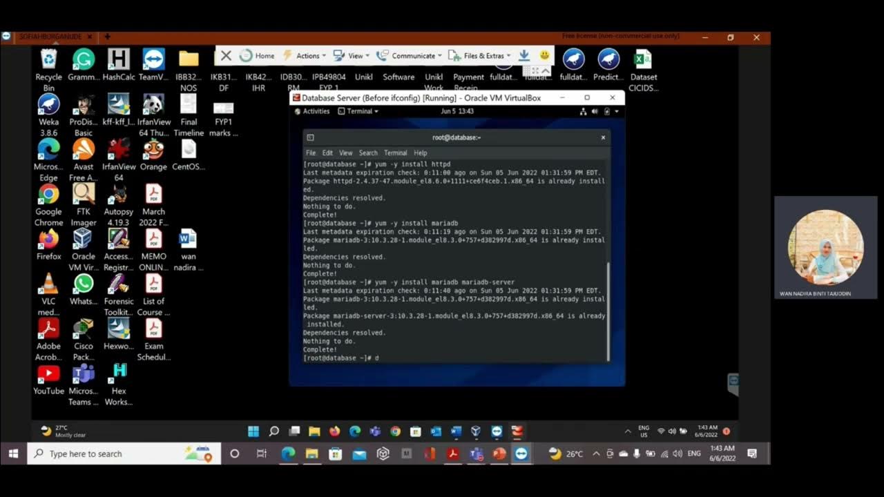 A BASIC WEB APPLICATION ON WEB SERVER, MYSQL SERVER, AND FIREWALL SERVER - ( PART 2 ) - YouTube