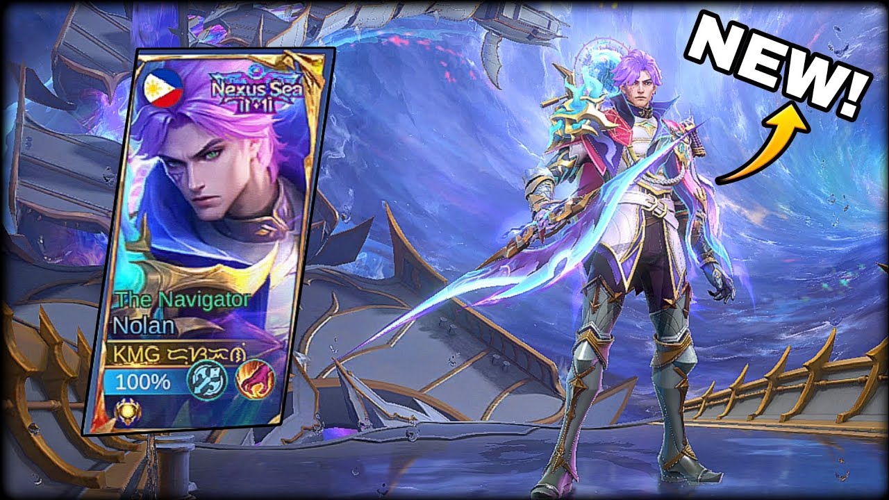 SOLID NEW NEXUS! SKIN OF NOLAN GAMEPLAY AND IT'S SEAZZLING | MOBILE ...