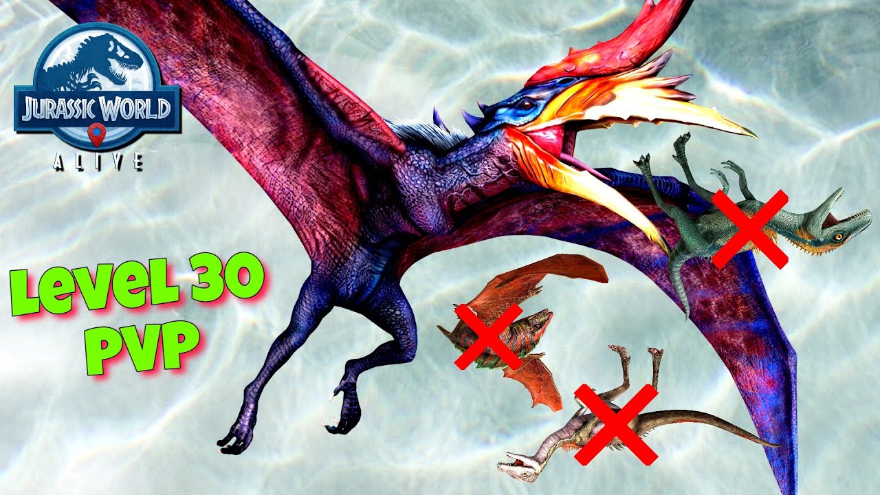 Apex PTERANOKYRIE- Lvl 30- THE FLOCK KILLER! | Jurassic World Alive 2. ...
