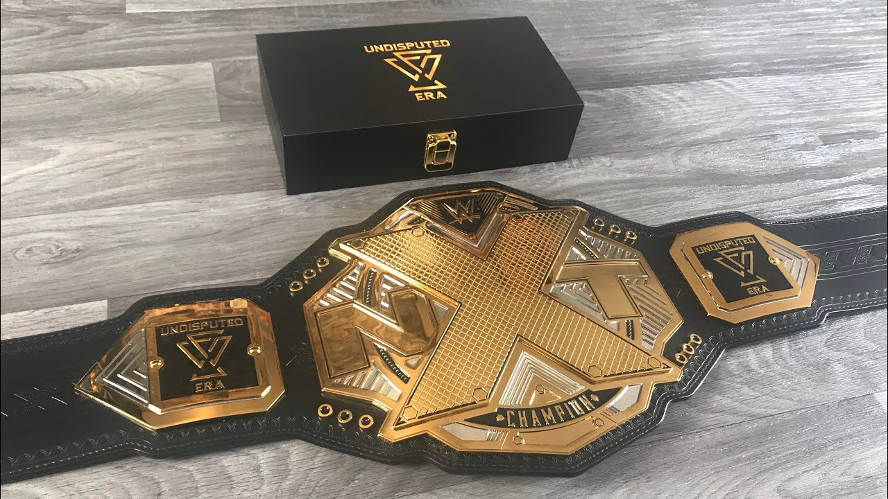 NXT Replica Belt With Undisputed Era Side Plates - YouTube