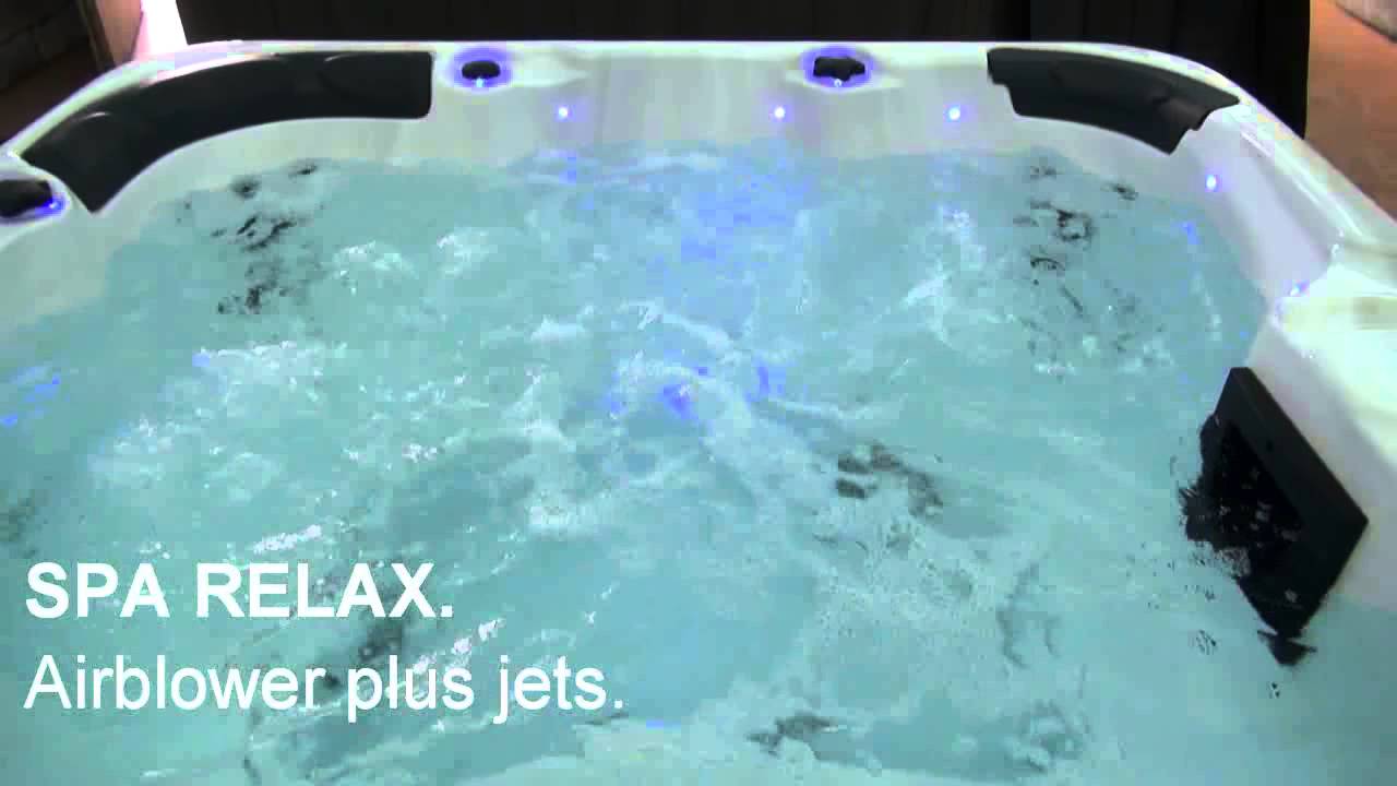 Spa Relax Airblower plus jets - YouTube
