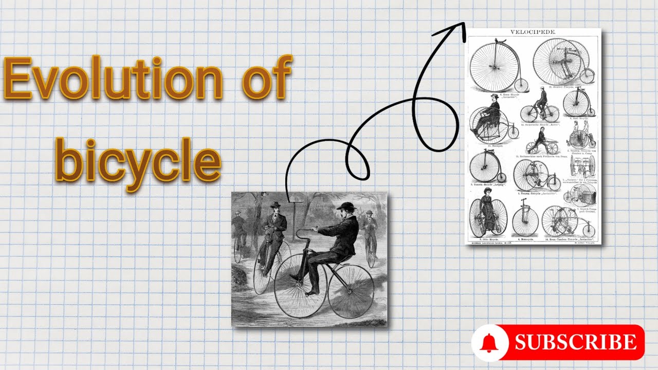 Evolution Bicycle Drawing