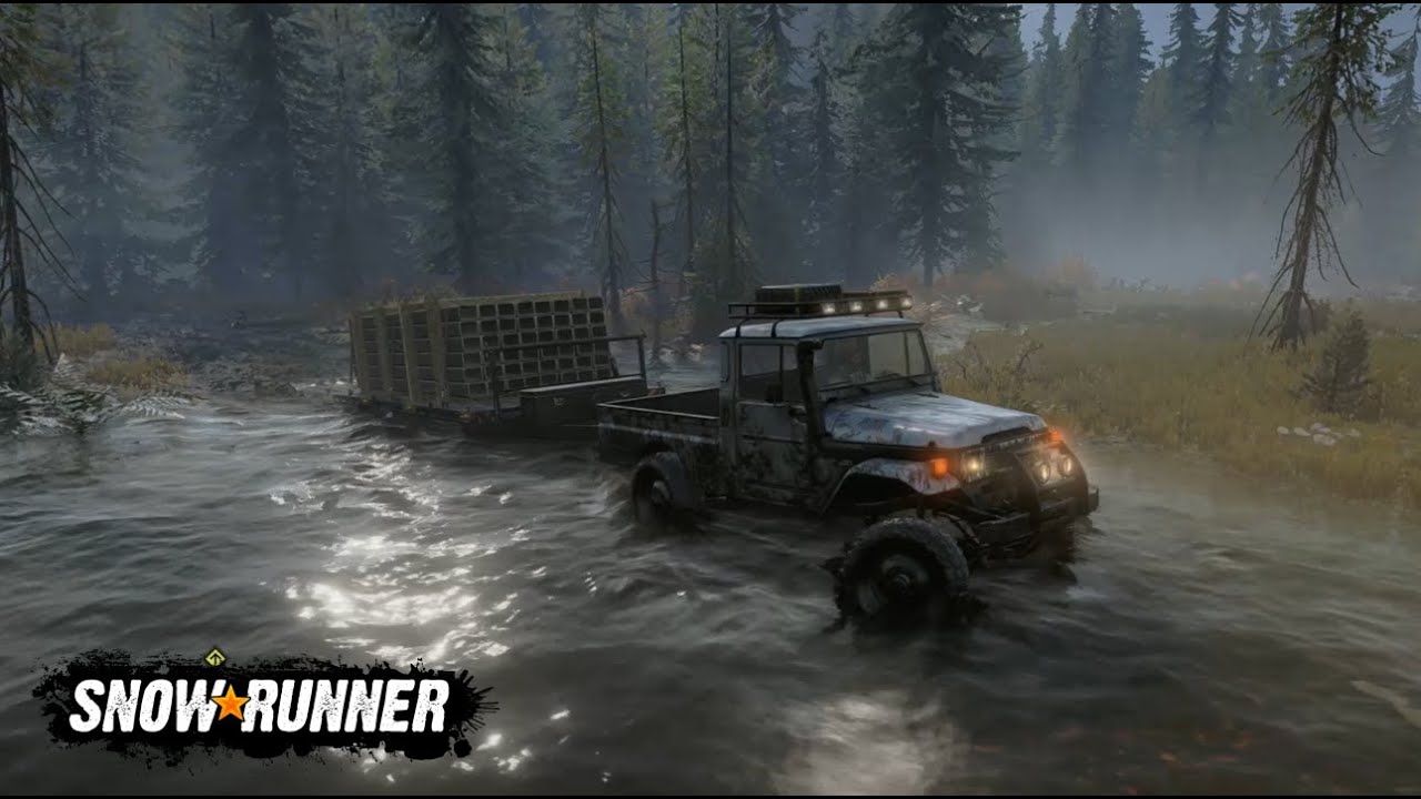 Toyota Land Cruiser Over Size | SnowRunner - YouTube