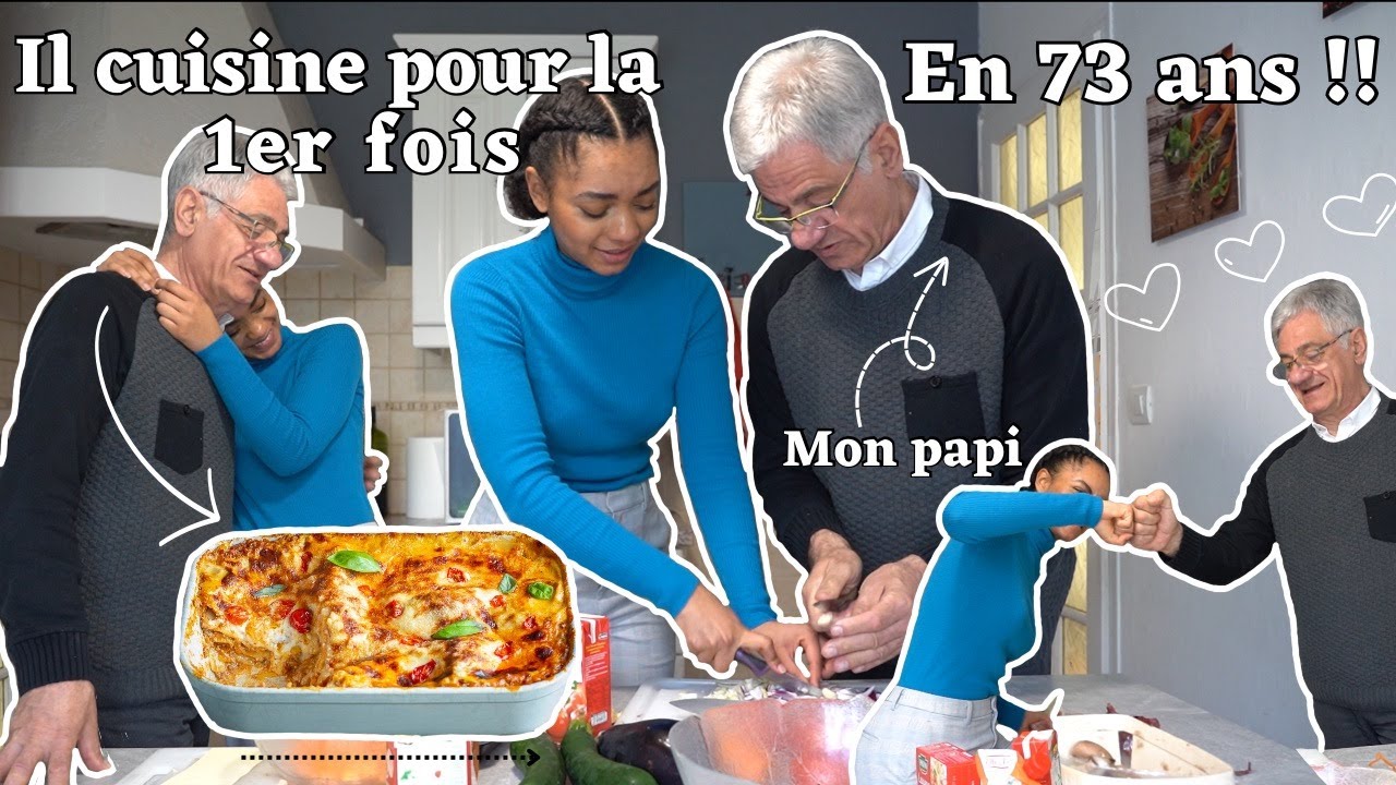 Mon papi cuisine pour la PREMIÈRE FOIS en 73 ans !! || L’ESPRIT DE JADE ...