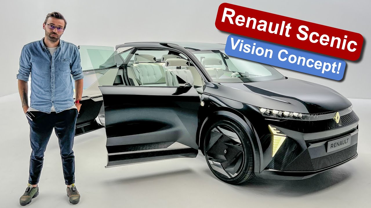 Renault Scenic Vision Concept: hibrid HIDROGEN + electric - YouTube