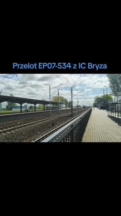 #pkp #train #pociag #ep07 Przelot EP07-534 z IC Bryza - YouTube